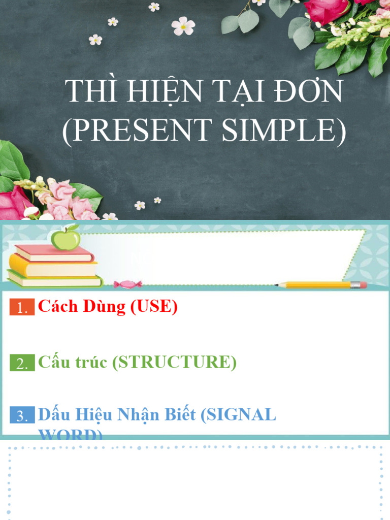 THI HIEN TAI DON PRESENT SIMPLE | PDF