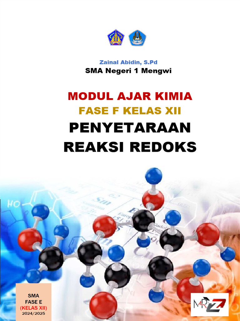 Modul Kimia Fase F Kelas XII TH 24 - F12.2 Penyetaraan Reaksi Redoks | PDF