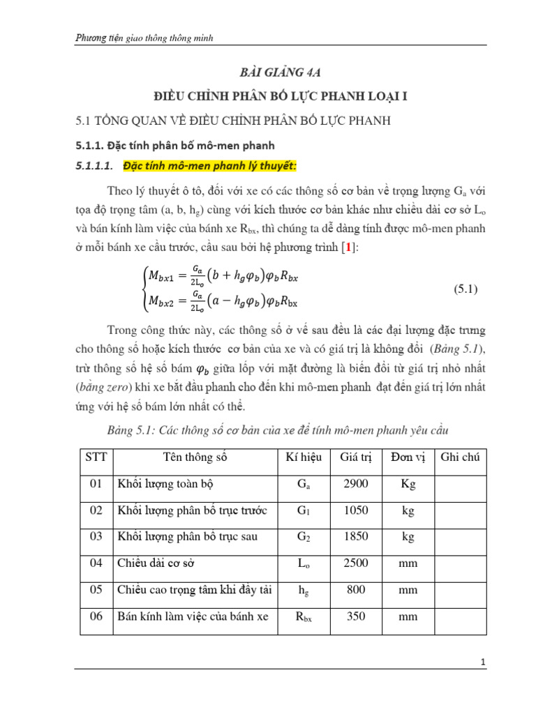 Baigiang4a Mohinh Phanbo Lucphanh Loai I | PDF