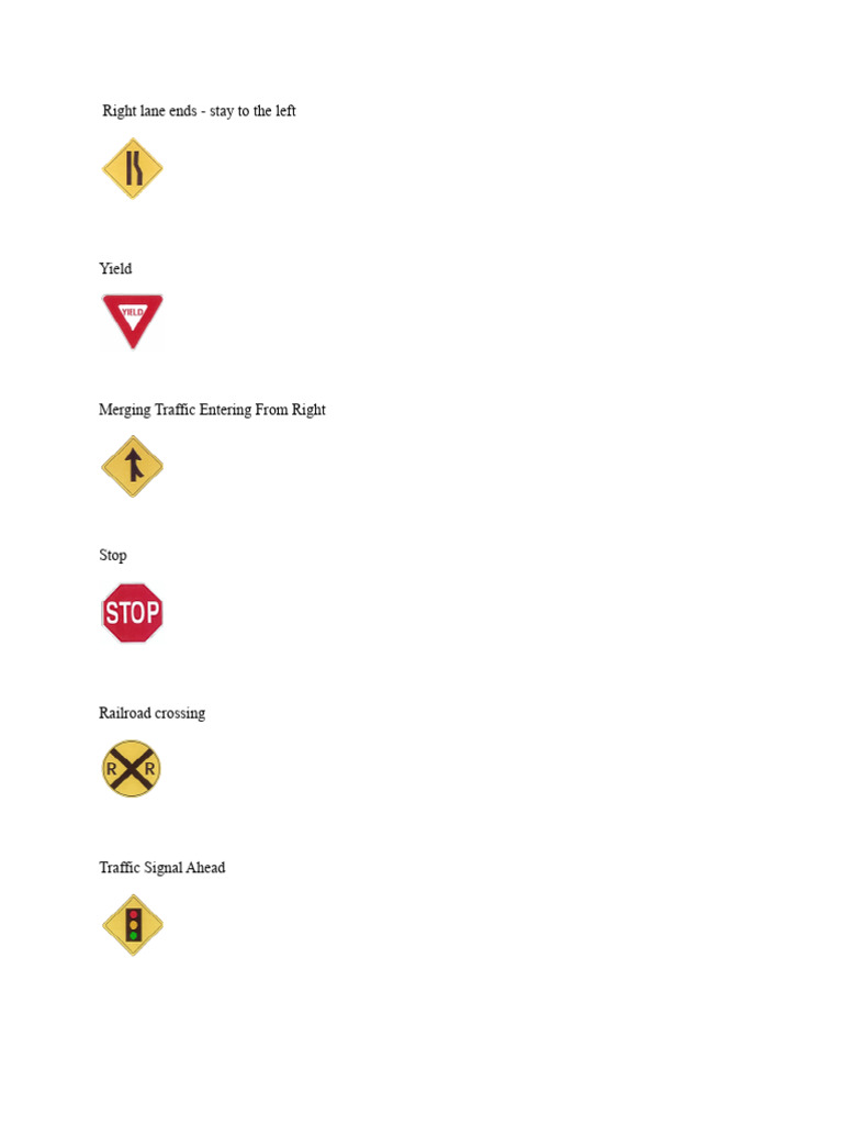 Permit Test Questions | PDF | Traffic | Intersection (Road)