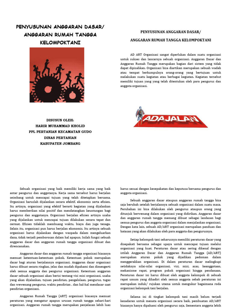 19-Penyusunan Ad-Art | PDF