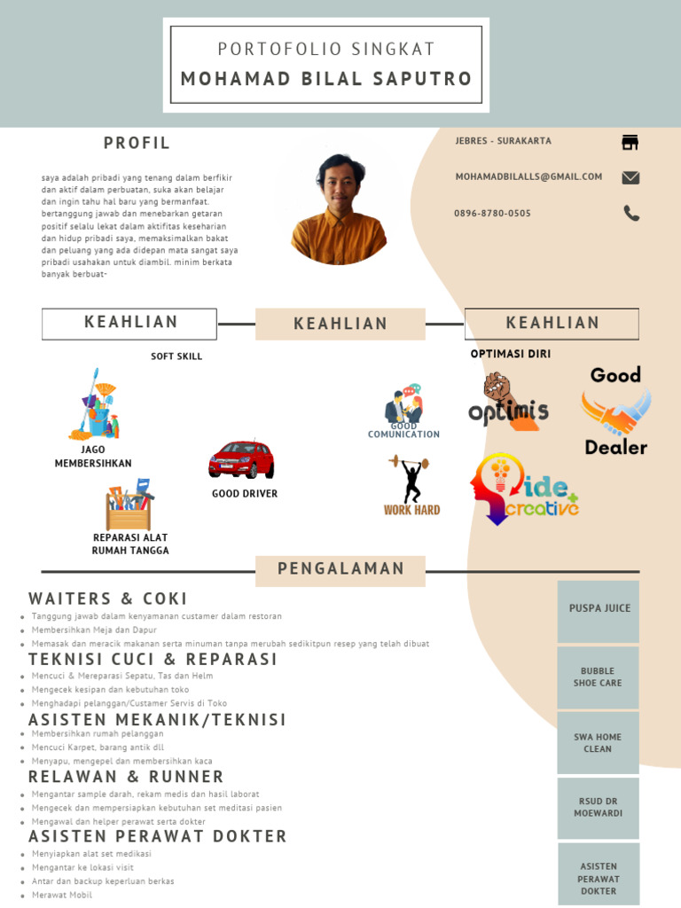 Portofolio Lamaran Pekerjaan | PDF