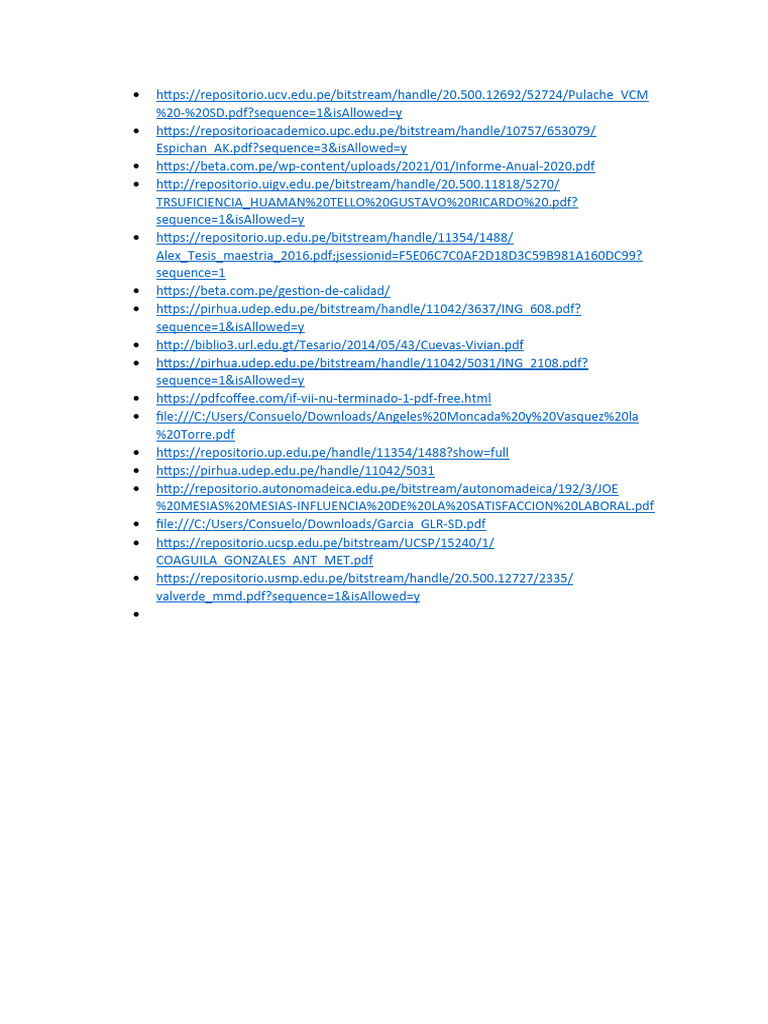 Citas - Proyecto Marleny | PDF