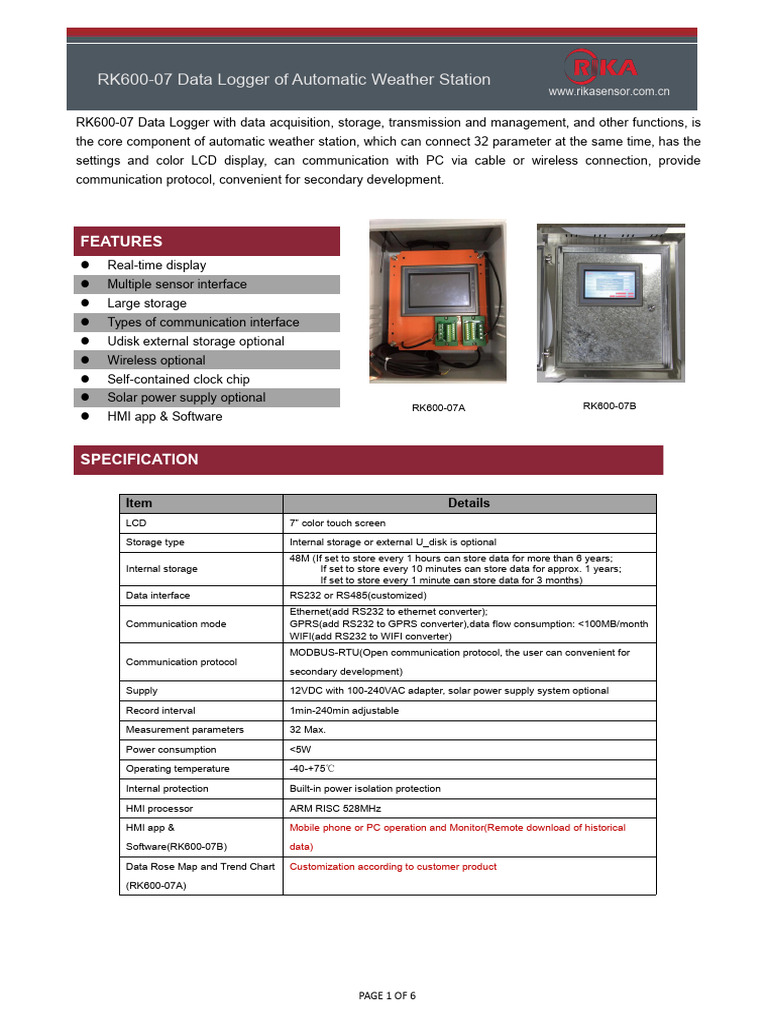 Datalogger | PDF | Computer Science | Computer Hardware
