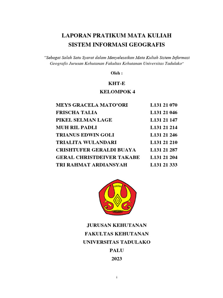 Laporan Pratikum - Kelompo 4 - KHT e - Angkatan 2021 | PDF