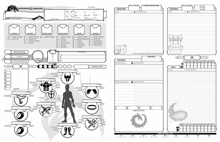 Alternative Character Sheet Editable PDF | PDF