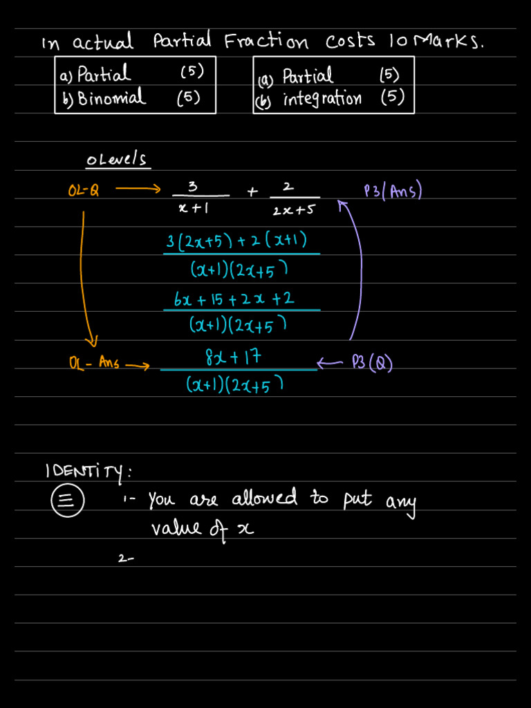 Partial Fraction Concepts and Problems | PDF | Mathematics ...