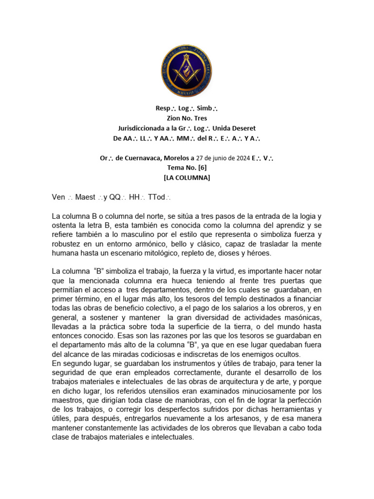 Tema 6 La Columna B | PDF