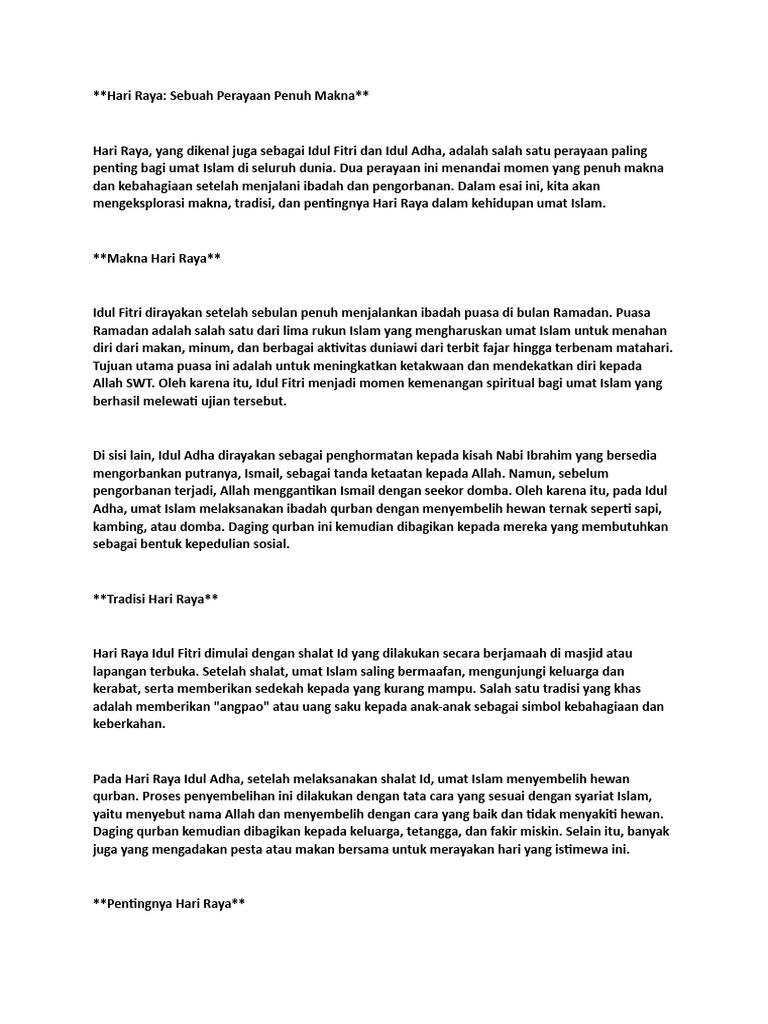 Hari Raya Idul Fitri - 2 | PDF | Kesehatan Holistik | Agama & Spiritualitas