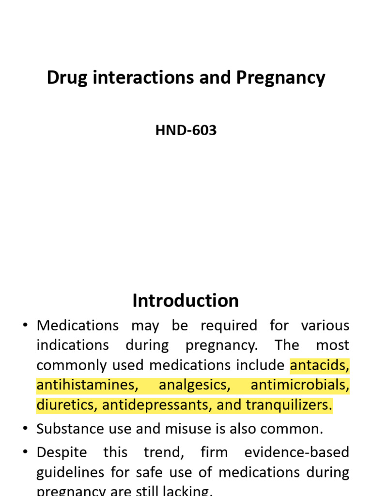 lecture 10 HND 603 | Download Free PDF | Placenta | Over The Counter Drug