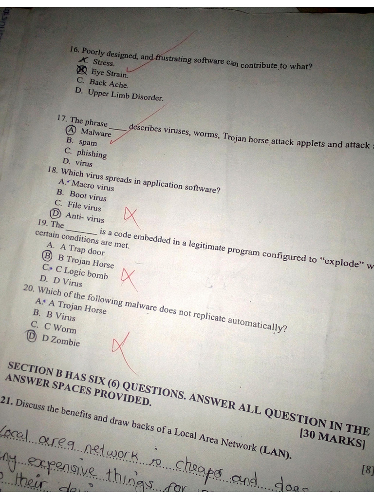 ICT Test Papers | PDF