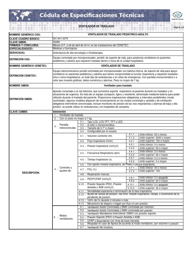 Venti Traslado | PDF