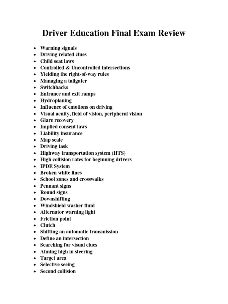 DriverEducation 2 | PDF | Traffic | Traffic Collision