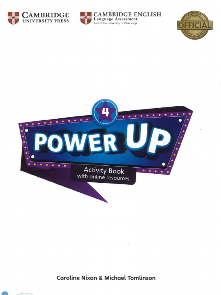 Power Up 4 Activity Book | PDF