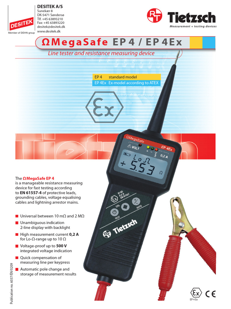 Ohmmegasafe Ep4 Datablad 6037 en | PDF | Electrical Equipment | Electromagnetism