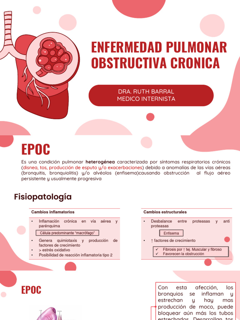 Guía Completa sobre EPOC y Tratamientos | PDF | Tos | Enfermedad ...