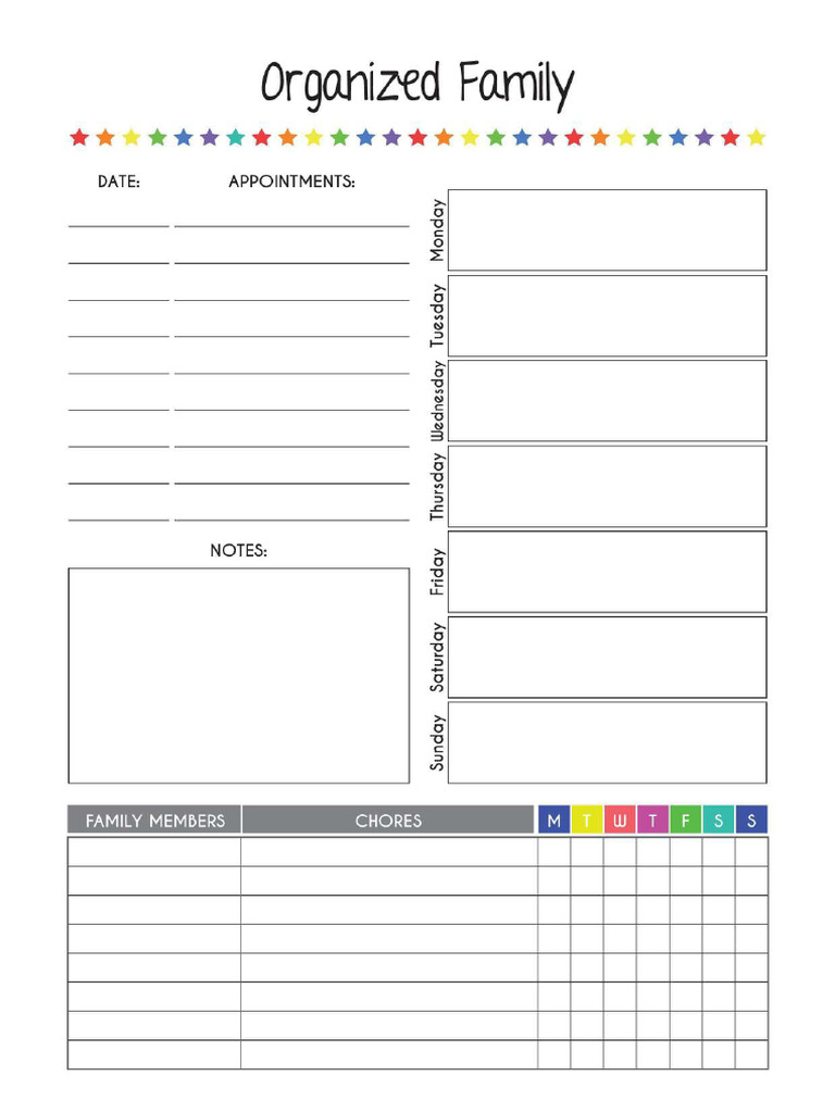 Family Planner | PDF