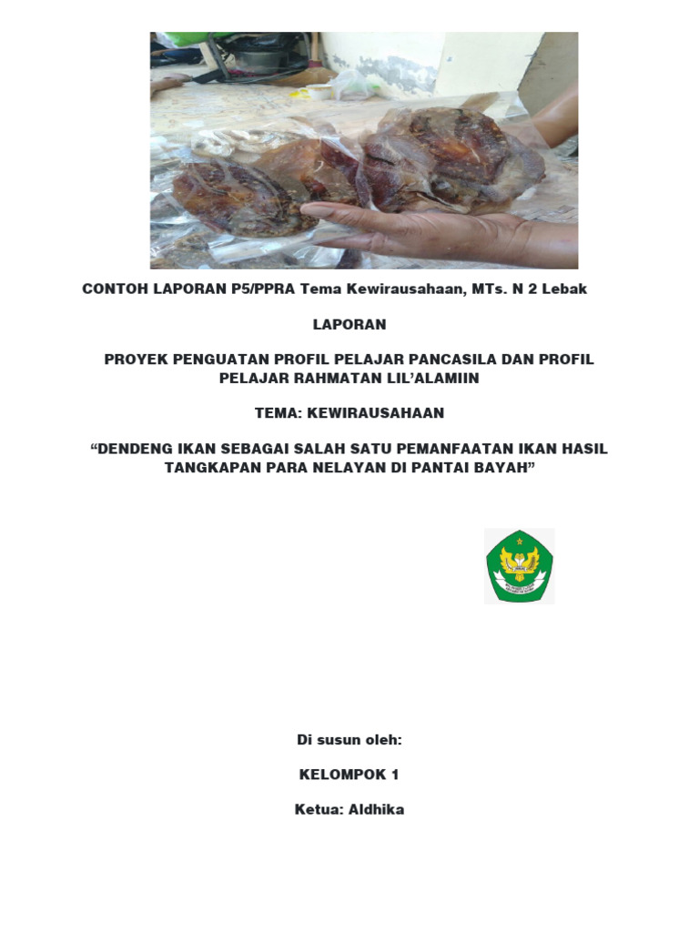 CONTOH LAPORAN P5p2ra | PDF