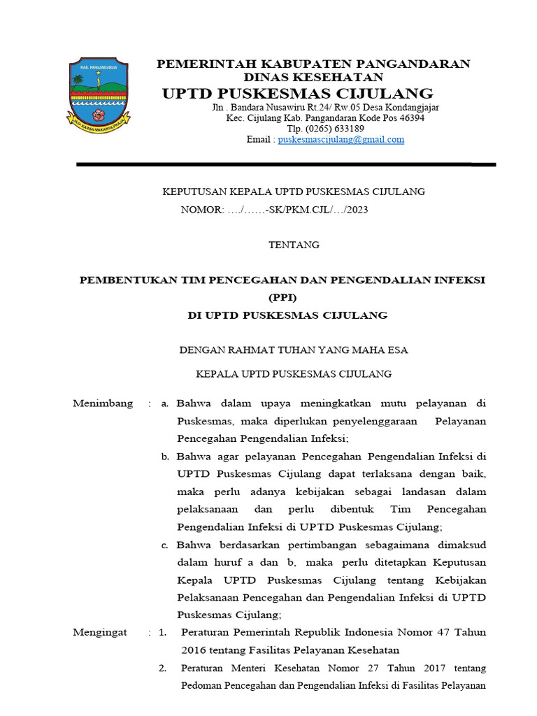 SK PPI Edit | PDF | Kesehatan Holistik