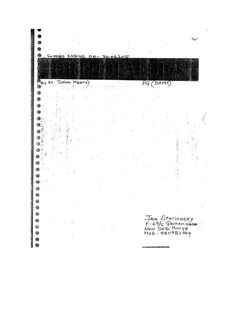 DAMS Orthopedics | PDF