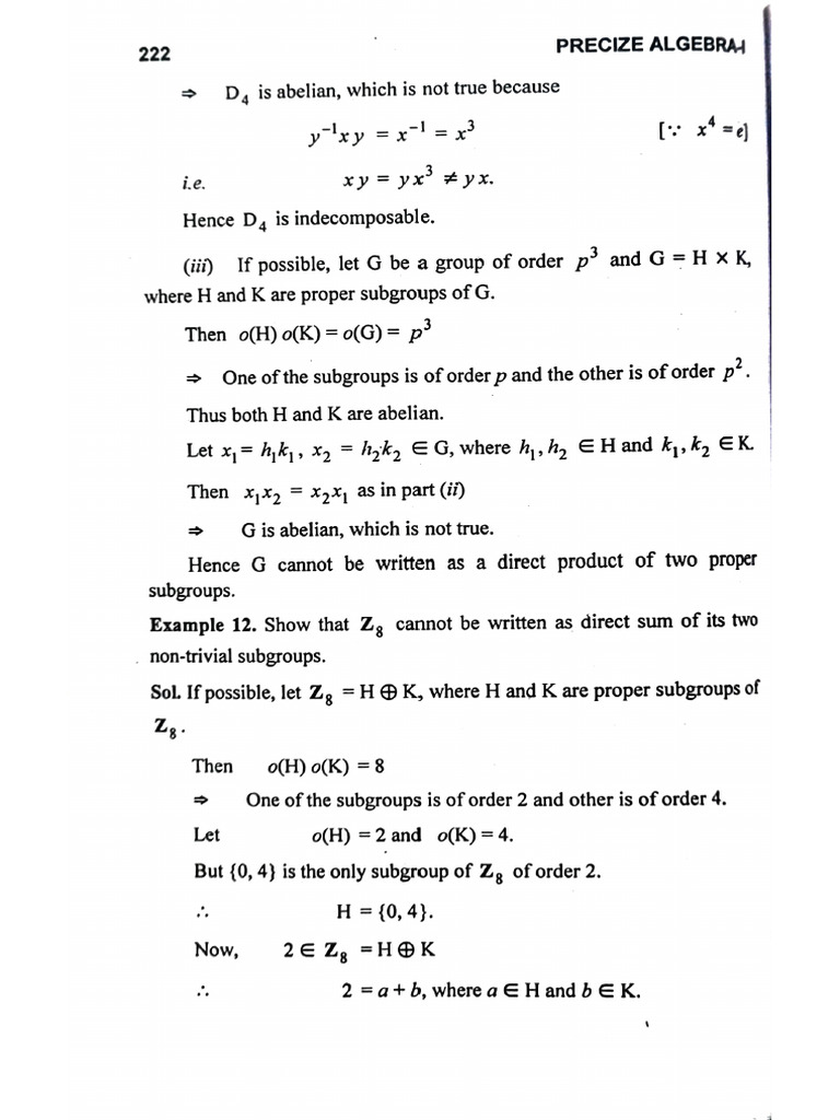 5 Direct Product Groups | PDF