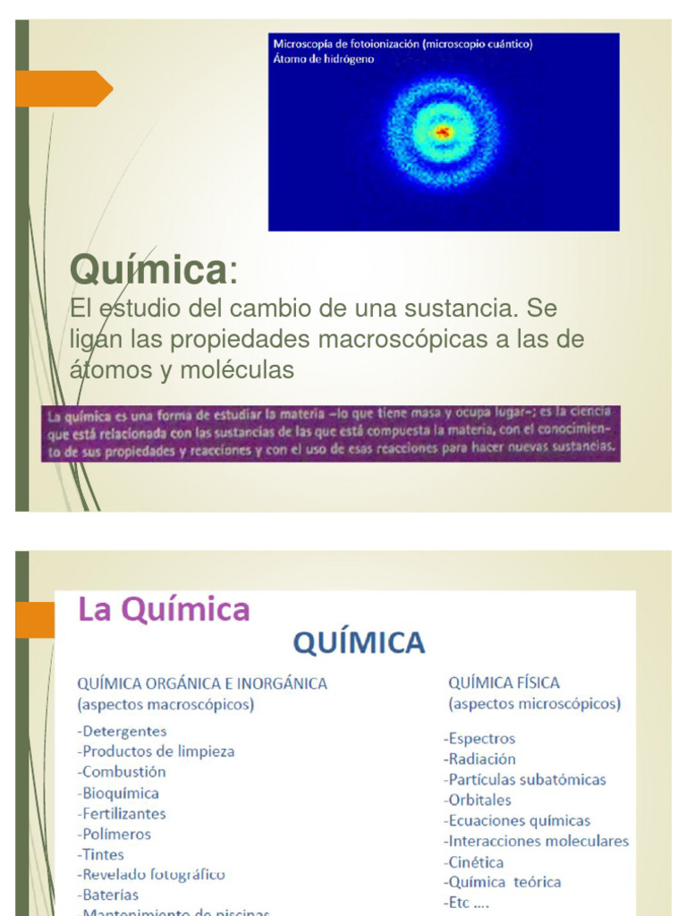 Capitulo - 1 QUIMICA MATERIA MASA | PDF | Importar | Sustancias químicas
