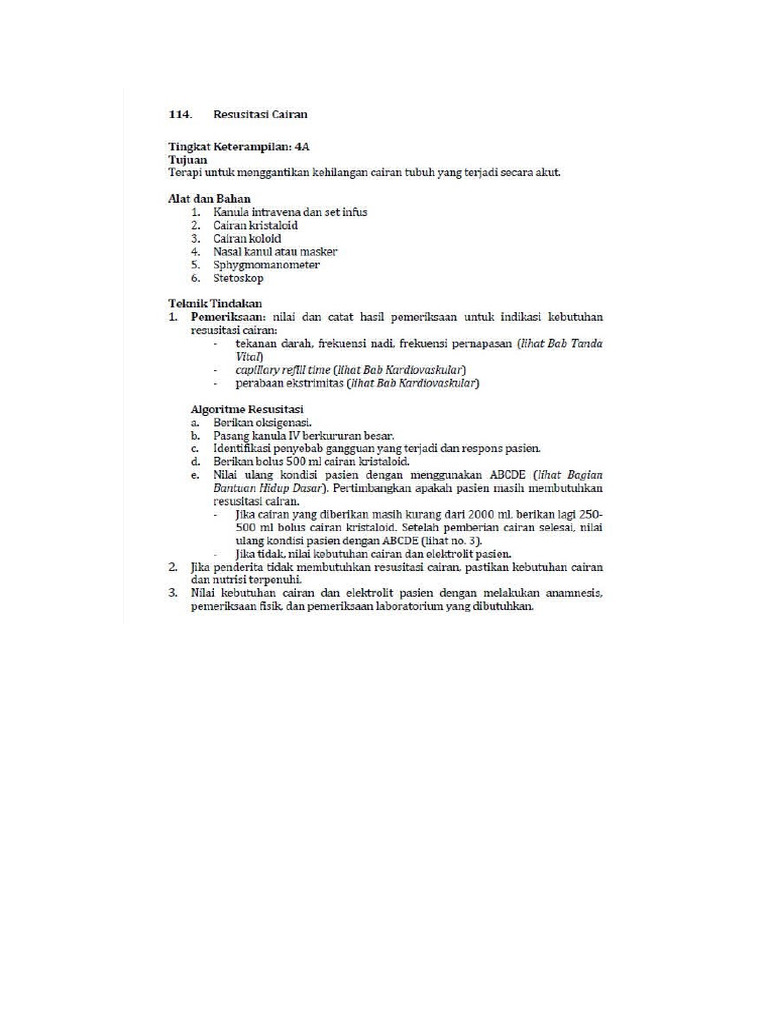 2c Resusitasi Cairan | PDF
