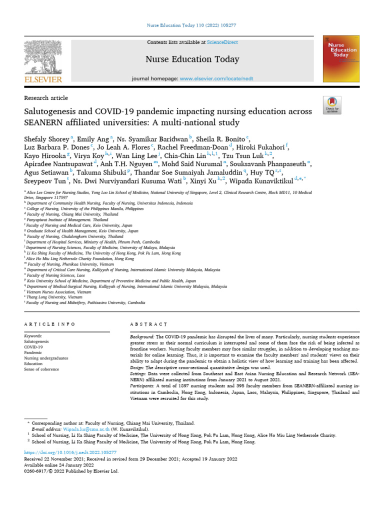 1 s2.0 S0260691722000132 Main | PDF | Nursing | Statistics