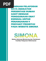 Panduan SIMONA Dinkes | PDF