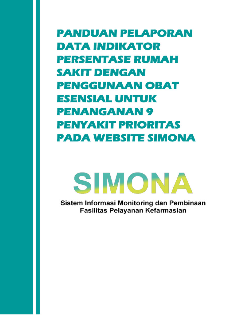 Panduan Pelaporan Indikator 9 Penyakit Prioritas Pada Website Simona | PDF