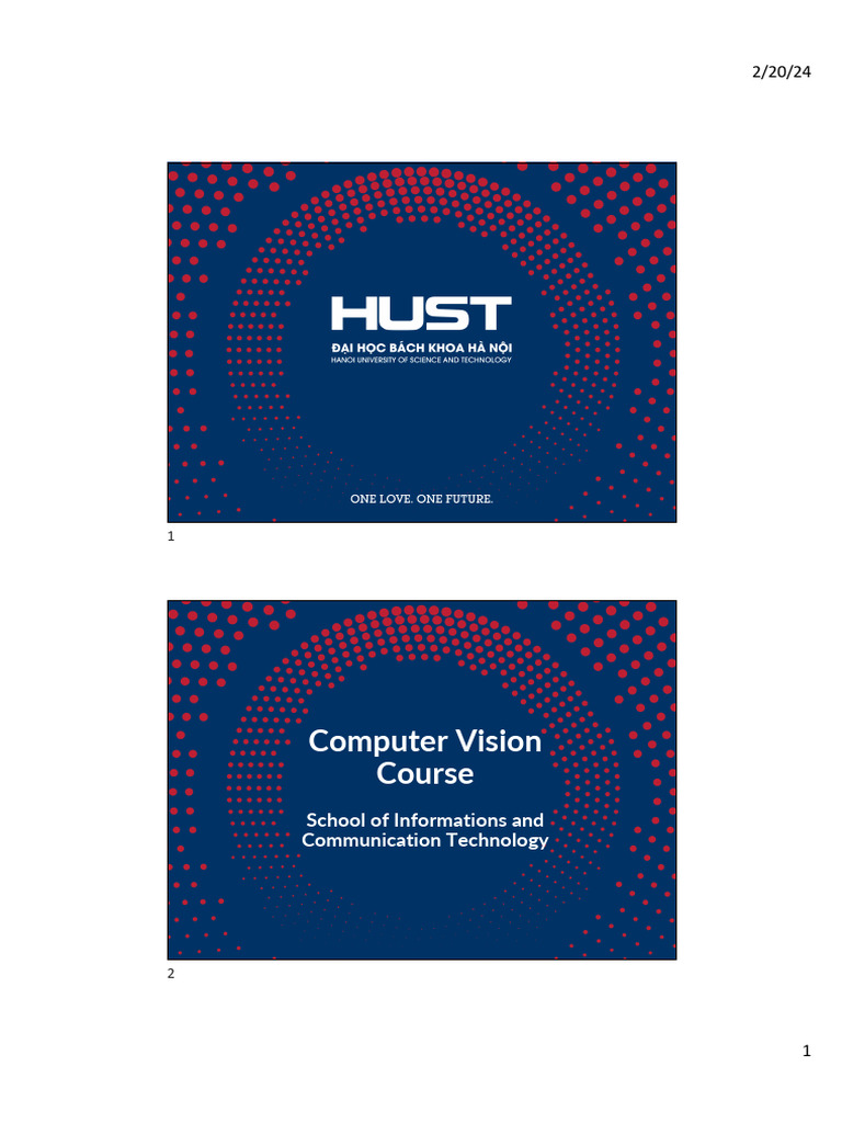 Introduction to Computer Vision Concepts | PDF | Computer Vision | Computer Science