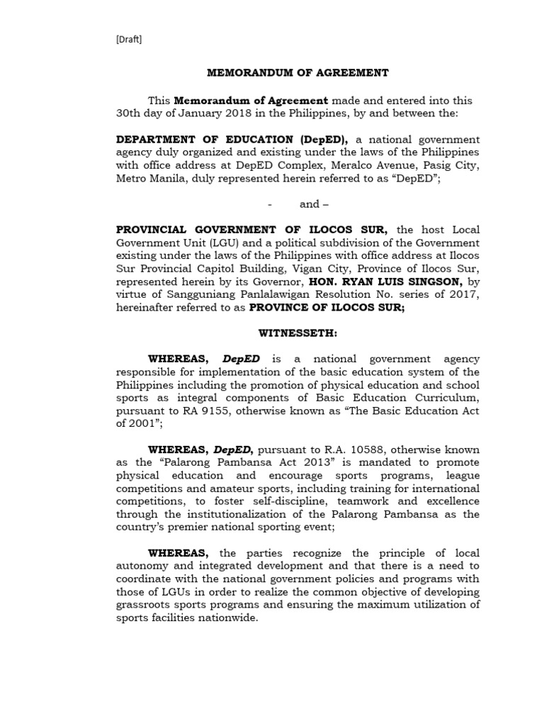 Palaro Moa Final Form 1 6 '18 | PDF