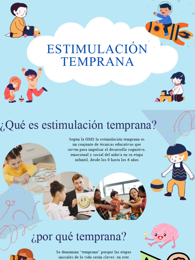 Estimulación Temprana | PDF | Desarrollo cognitivo | Aprendizaje