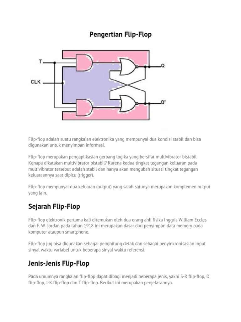 Rangkaian Flip Flop | PDF