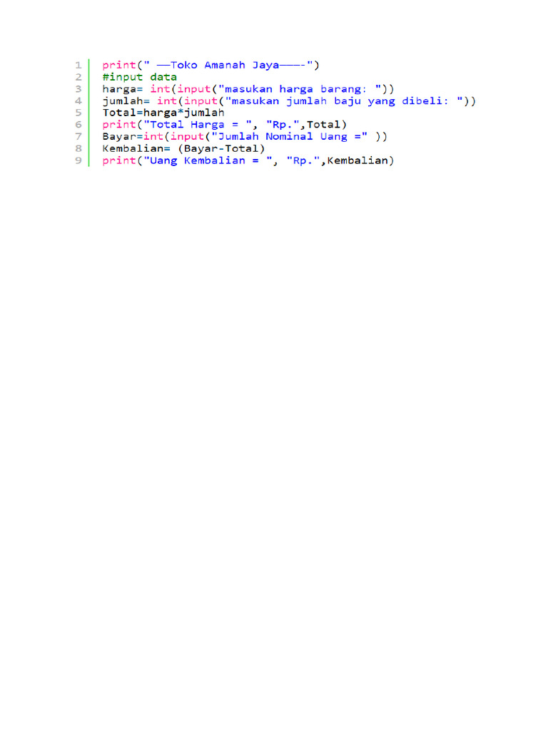 Contoh Program Phyton Pdf 