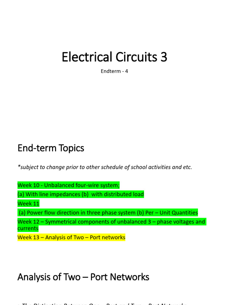 Electrical-Circuits-3-Endterm-4 | PDF | Network Analysis (Electrical Circuits) | Electrical ...