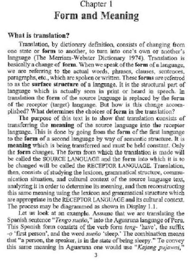 Semantica Larson Eng Cap1 | PDF | Linguistics