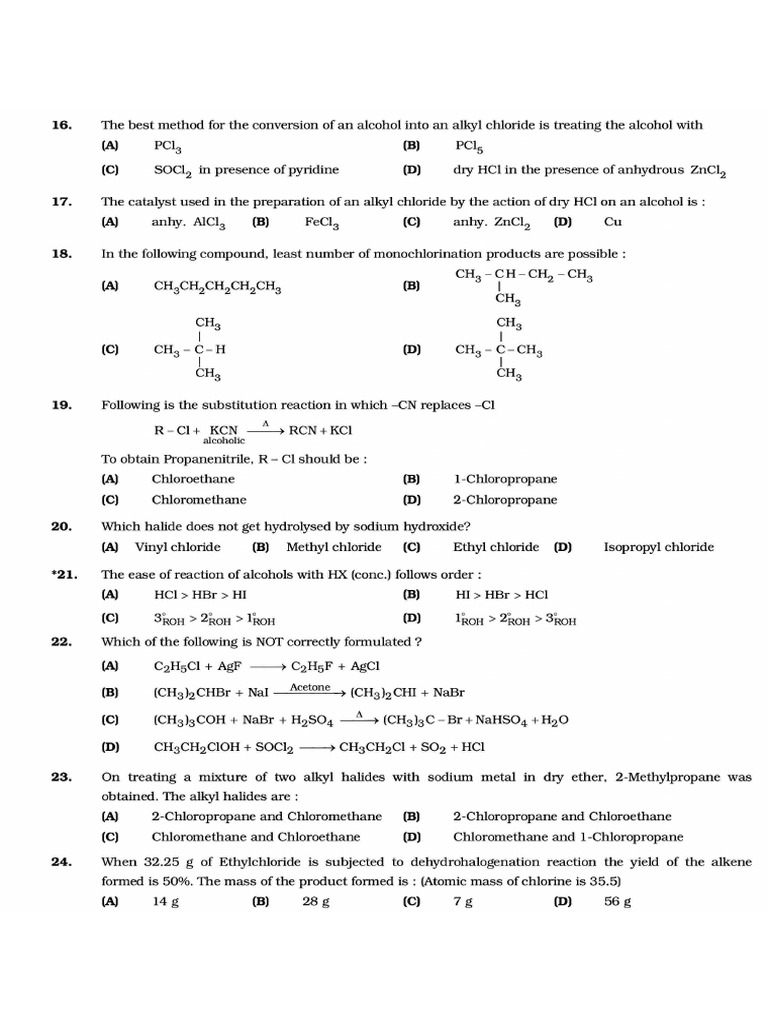 Halogen Containing Organic Compounds - DTS-2 | PDF