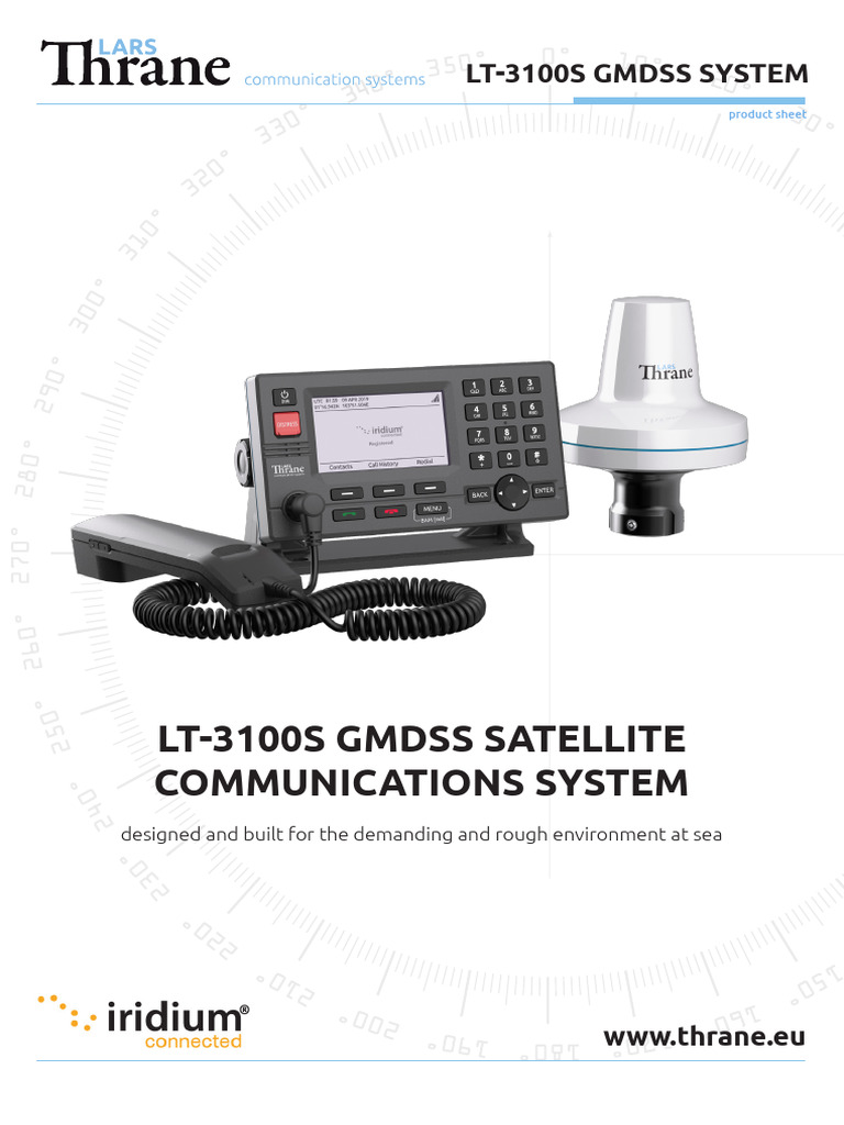 LT 3100S GMDSS Product Sheet Rev. 1.01 WEB | PDF | Electronics | Information And Communications ...