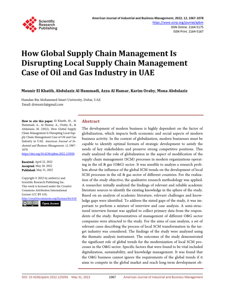 How Global Supply Chain Management Is Disrupting Local Supply Chain ... How Global Supply Chain Management Is Disrupting Local Supply Chain ...