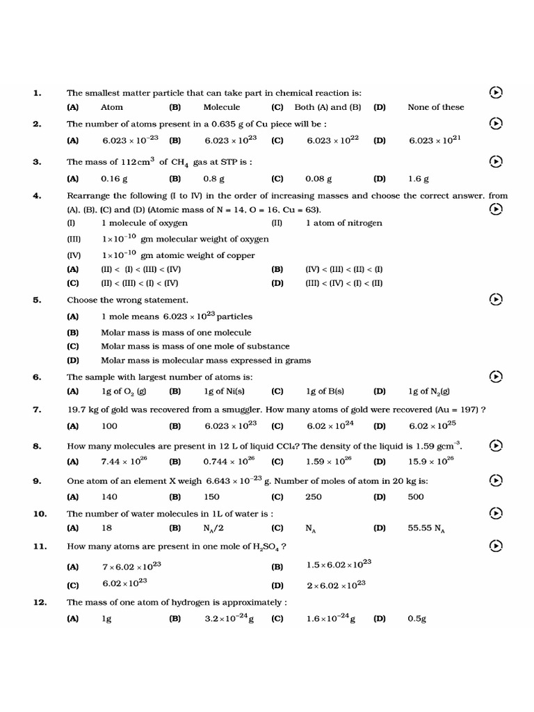 Stoichiometry DTS-1 | PDF