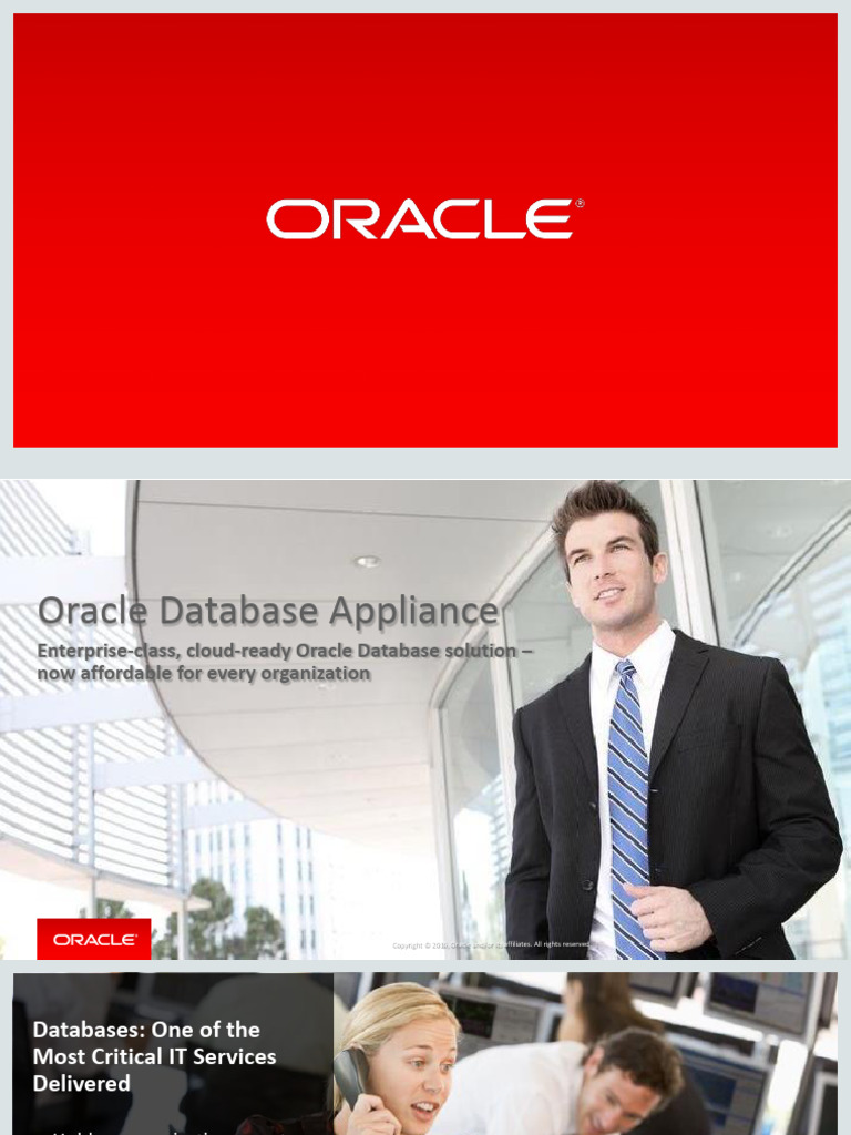 Exec ODAPresentation Final | PDF | Databases | Oracle Corporation