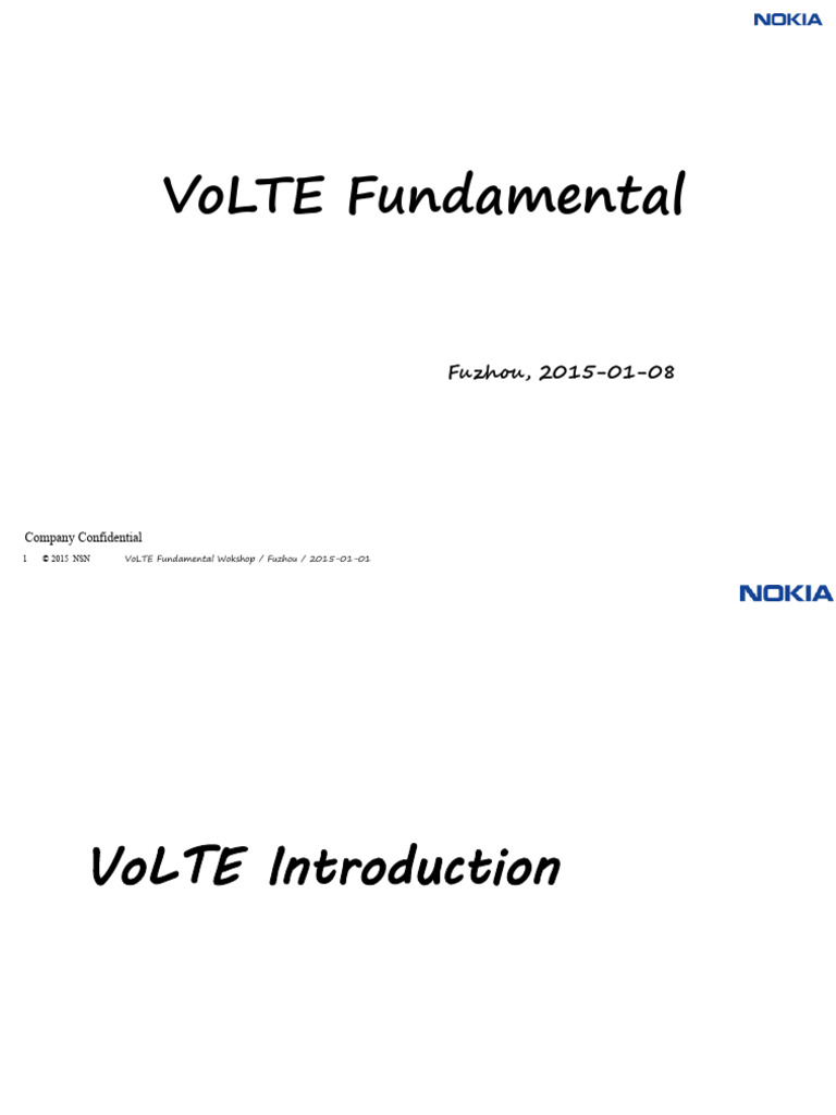 Nokia Volte和esrvcc原理 | PDF | Ip Multimedia Subsystem | Session Initiation Protocol
