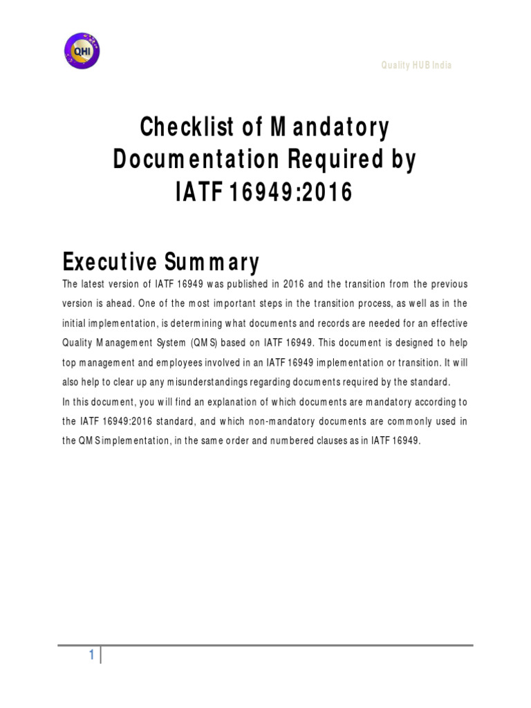 IATF Doc | Download Free PDF | Iso 9000 | Quality Management System