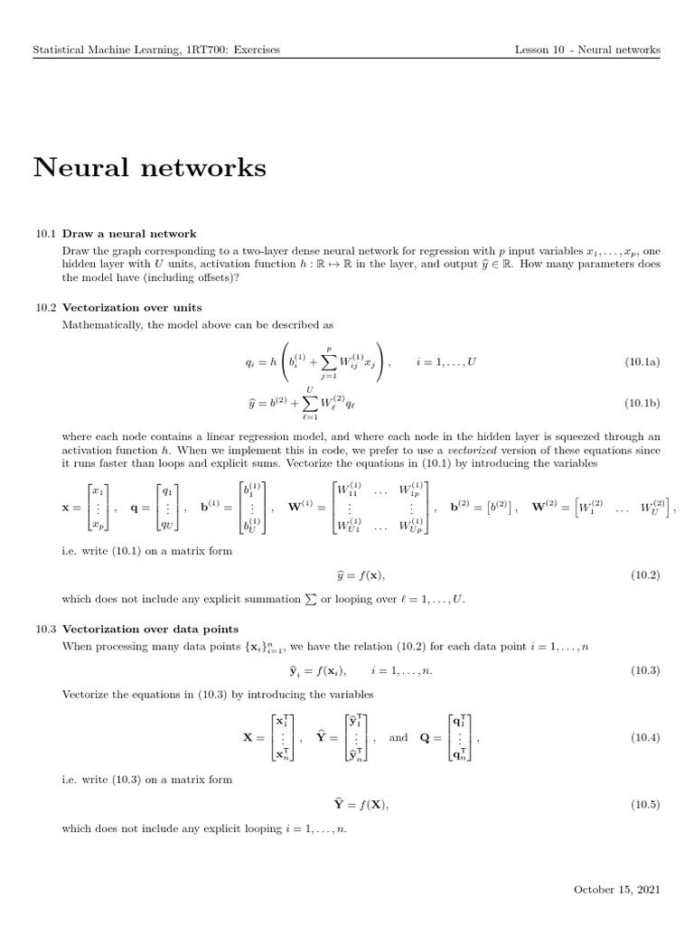 SML-session 10 | PDF | Regression Analysis | Artificial Neural Network