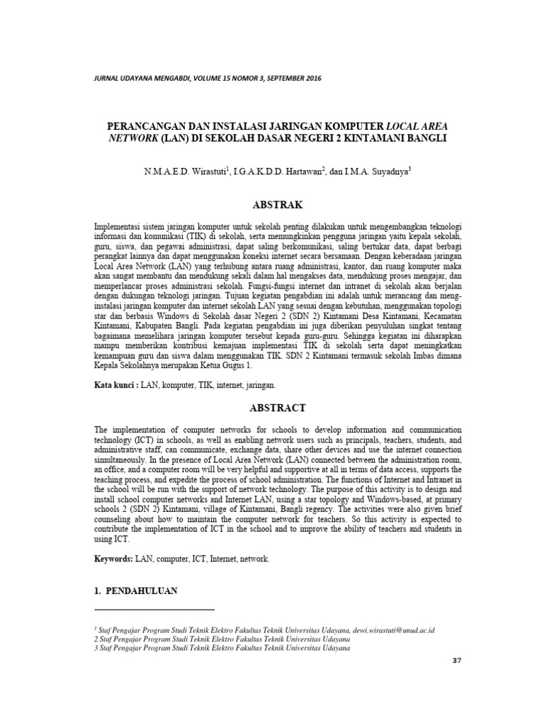 Perancangan Dan Instalasi Jaringan Kompu | PDF