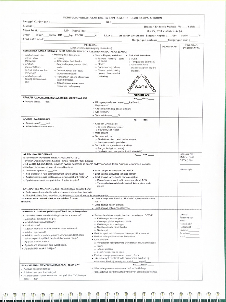 Form MTBS 2 BLN - 5 Tahun | PDF