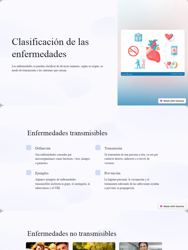 Clasificacion de Las Enfermedades (1) | PDF | Infección | Patógeno