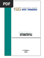 Site Master File Guidelines for Cosmetics | PDF | Specification ...