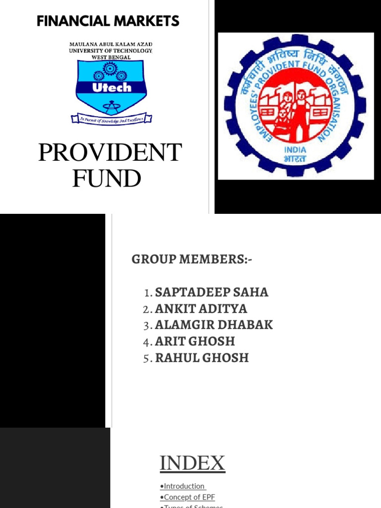 Provident Fund | PDF | Pension | Employment